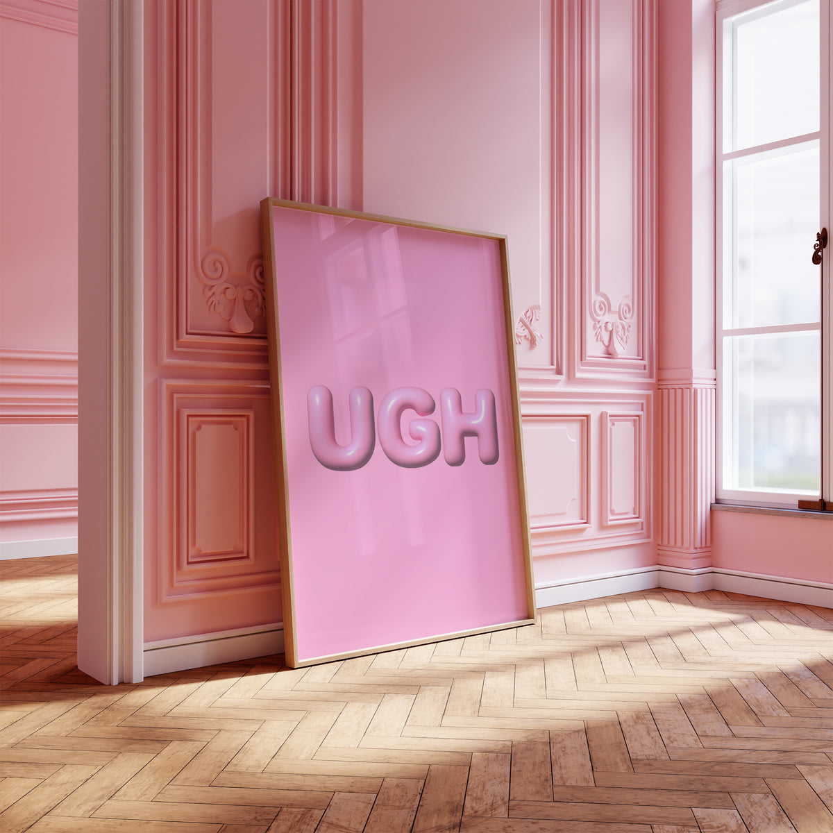 UGH Bubble Letter Poster – House of Lulu